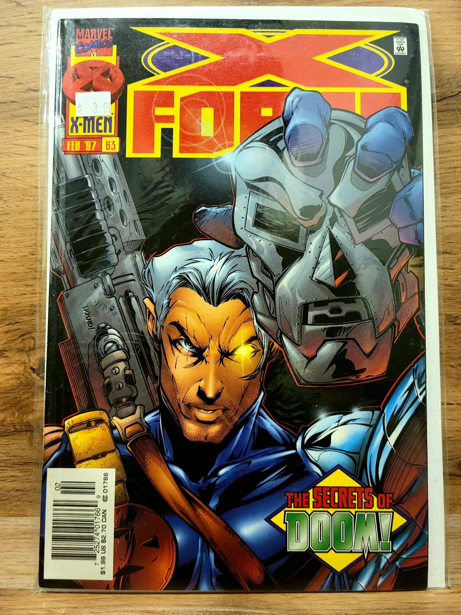 Ретро Комикс X Force #63. 1997 Год. Оригинал!