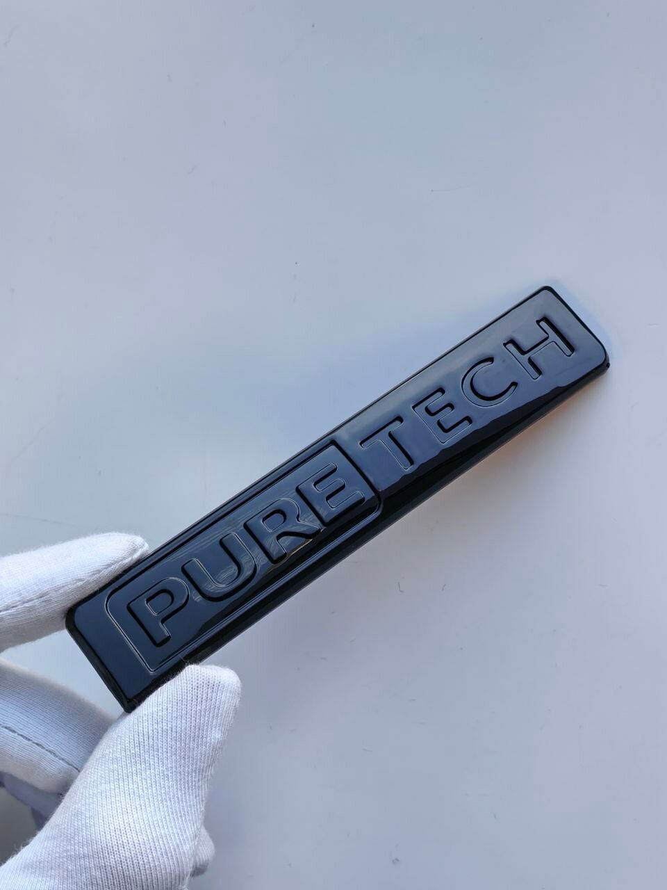 Надпись PureTech 107*20 мм, шильдик Peugeot, эмблема Пежо, значок
