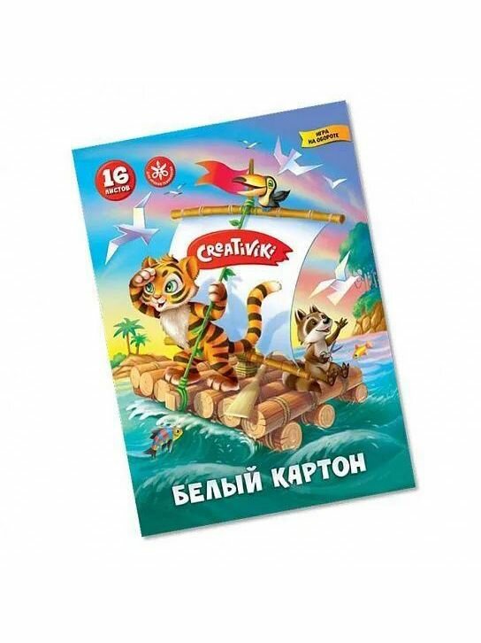 Картон белый A4 16л Creativiki — фото 1