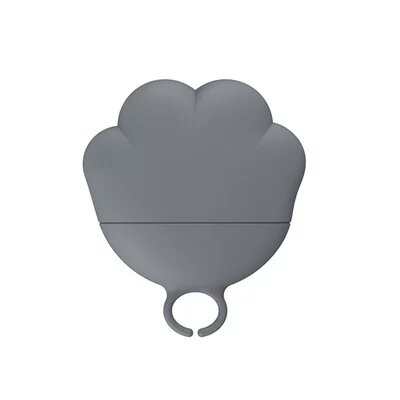 Серая силиконовая крышка для корма кошек и собак, плотно закрывается, безопасная для еды, без БПА
