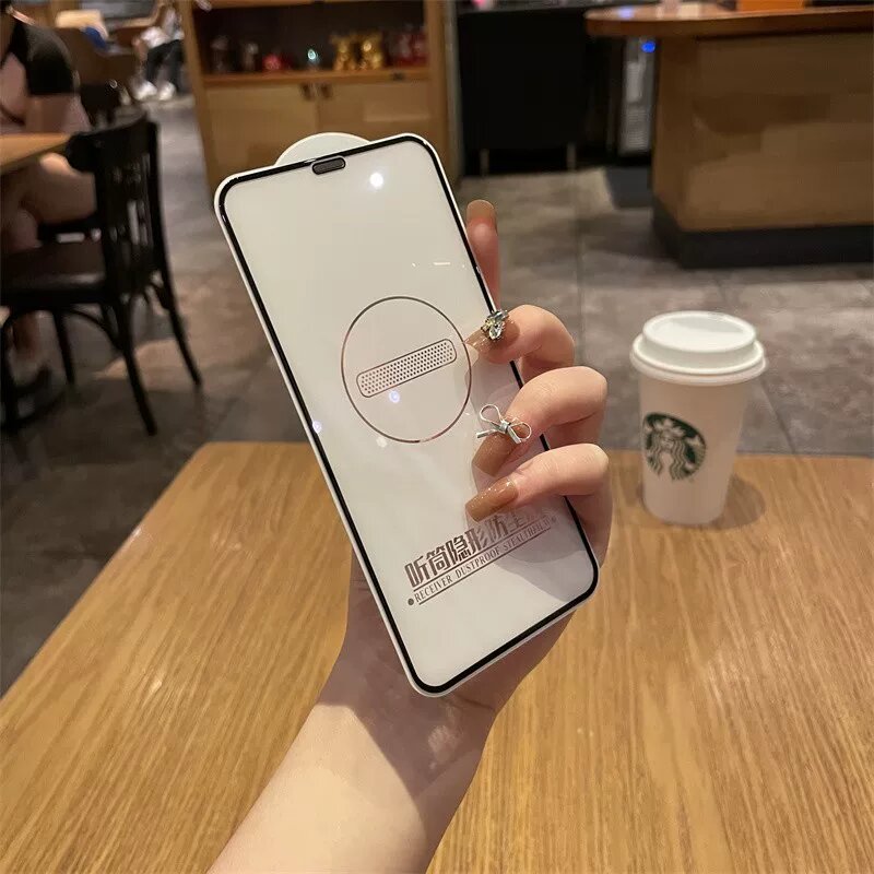 Защитное стекло для iPhone 17 Pro - Ультра-ясная антипылевая, защита слухового отверстия, антиударные края, комплект из