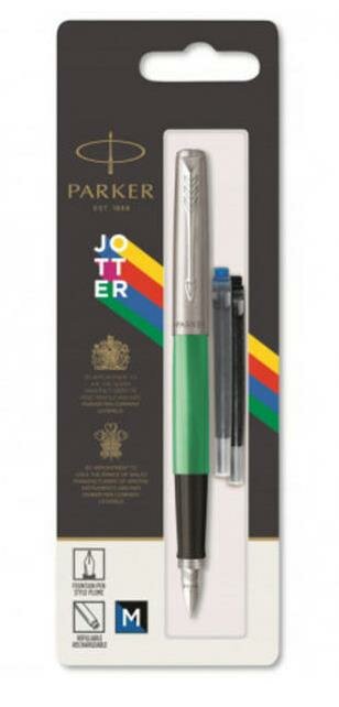 Перьевая ручка Parker Jotter, цвет Originals Green CT, цвет чернил синий/черный 2110198