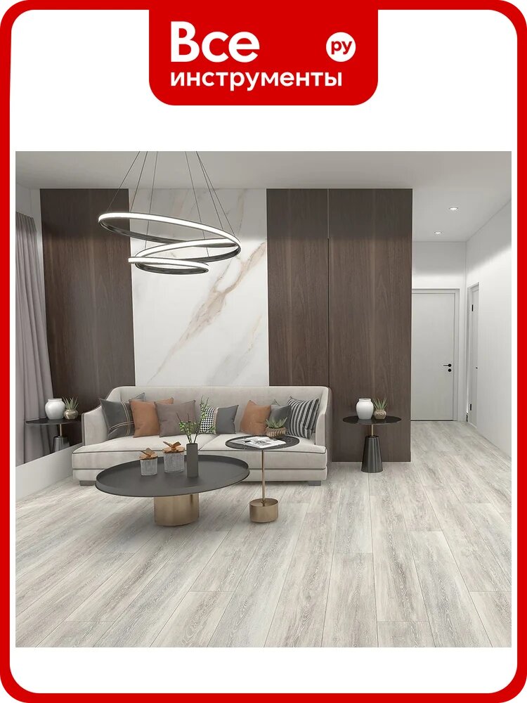 Виниловый пол с подложкой Lamiwood QUARTZWOOD (Дуб Квинс; класс 43; 5 мм; микрофаска; площадь упаковки 2,24 кв. м) Q-13