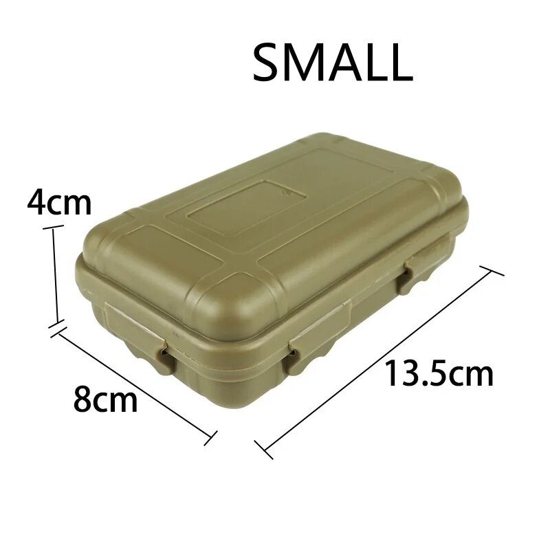 Водонепроницаемый пластиковый контейнер для кемпинга TAN SMALL