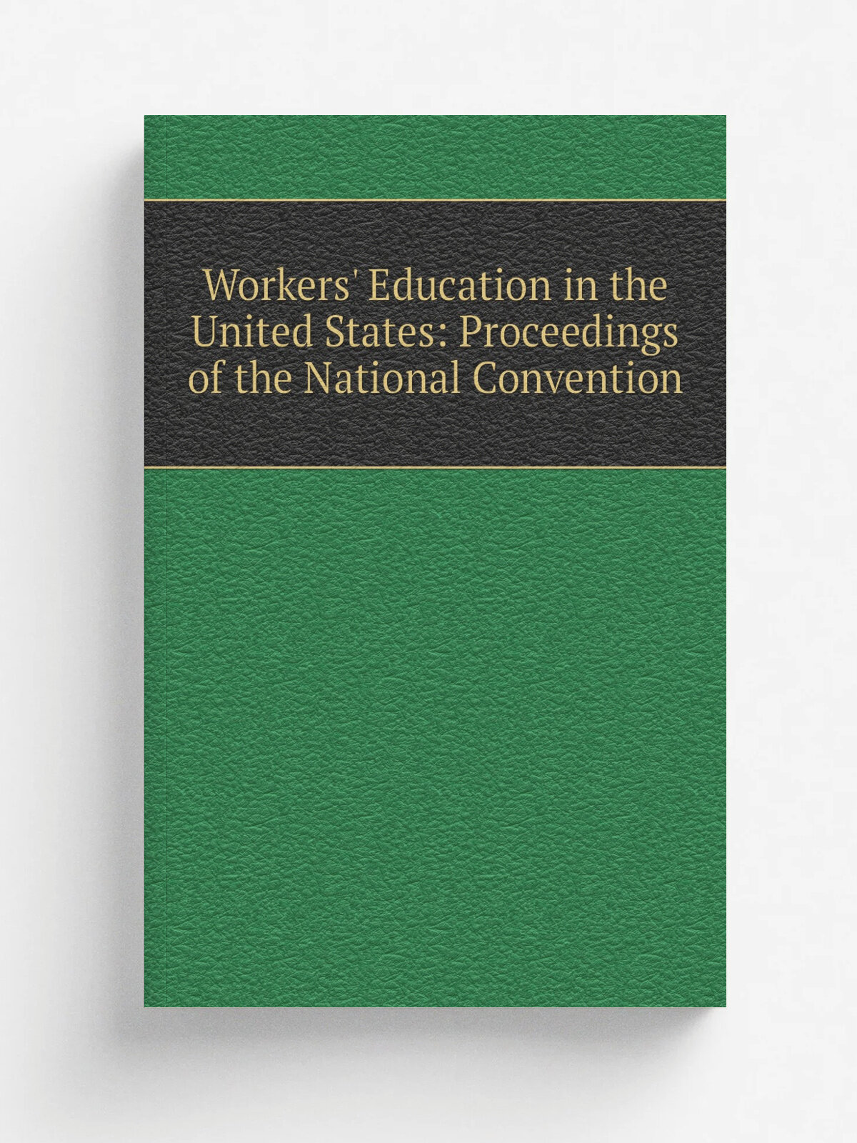 Workers' Education in the United States: Proceedings of the National Convention