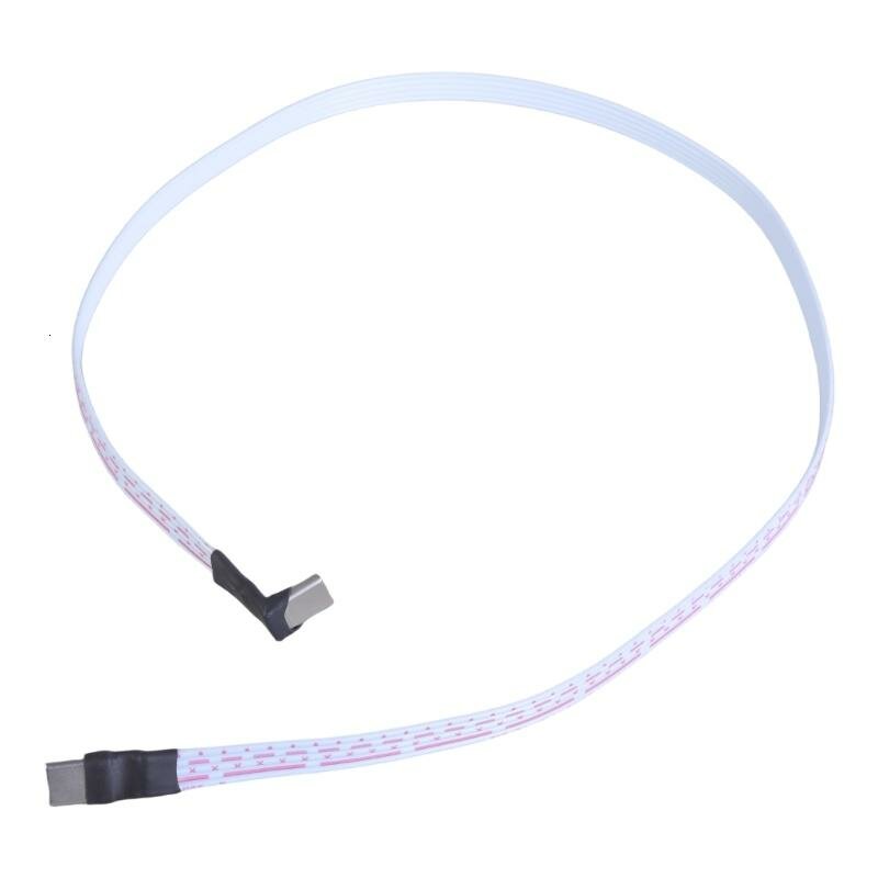 Кабель-переходник Type C (M-M) 2A, зарядка и передача данных, силикон, 0.2m