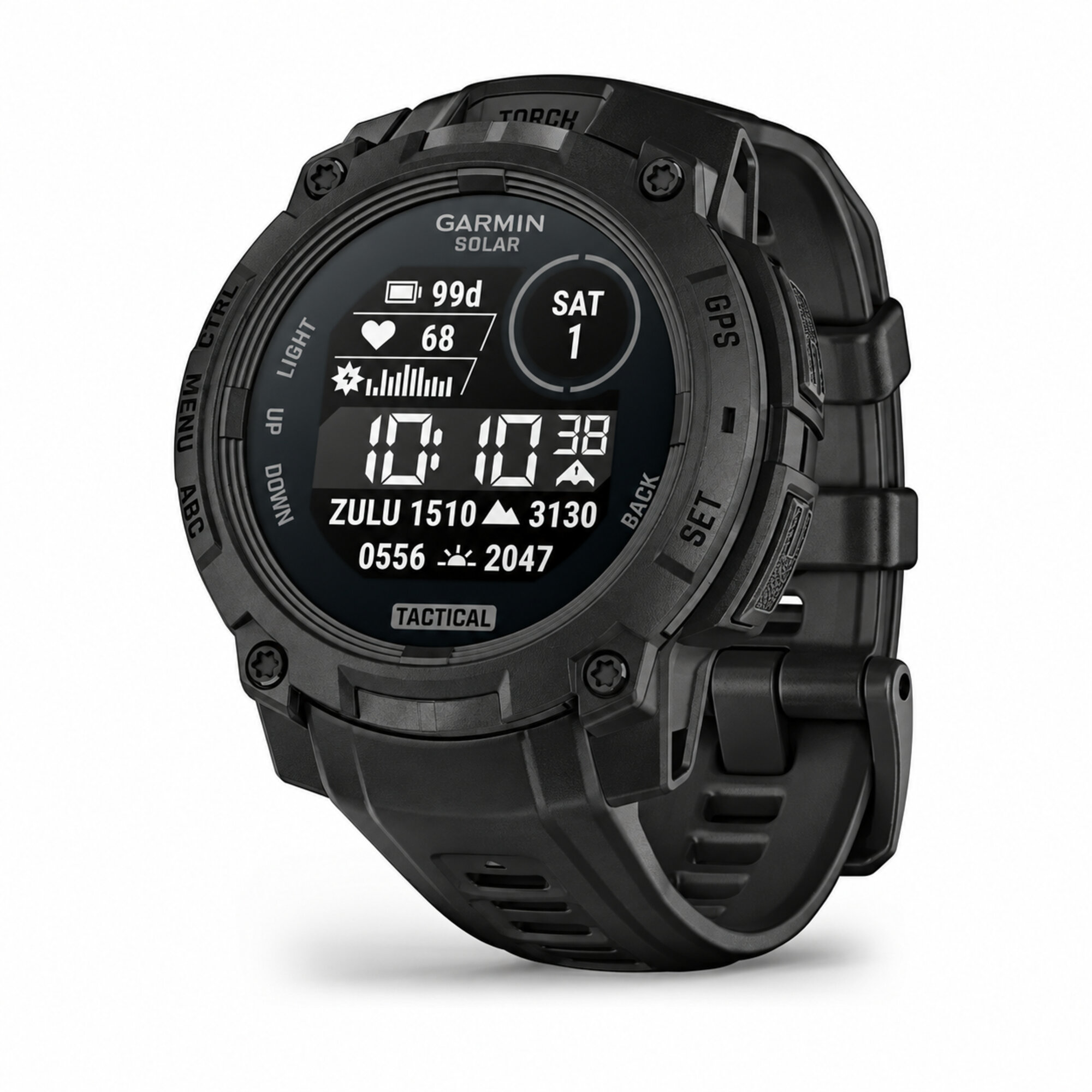 Смарт-часы Garmin Instinct 3 - 45mm Solar Tactical (010-02934-50)