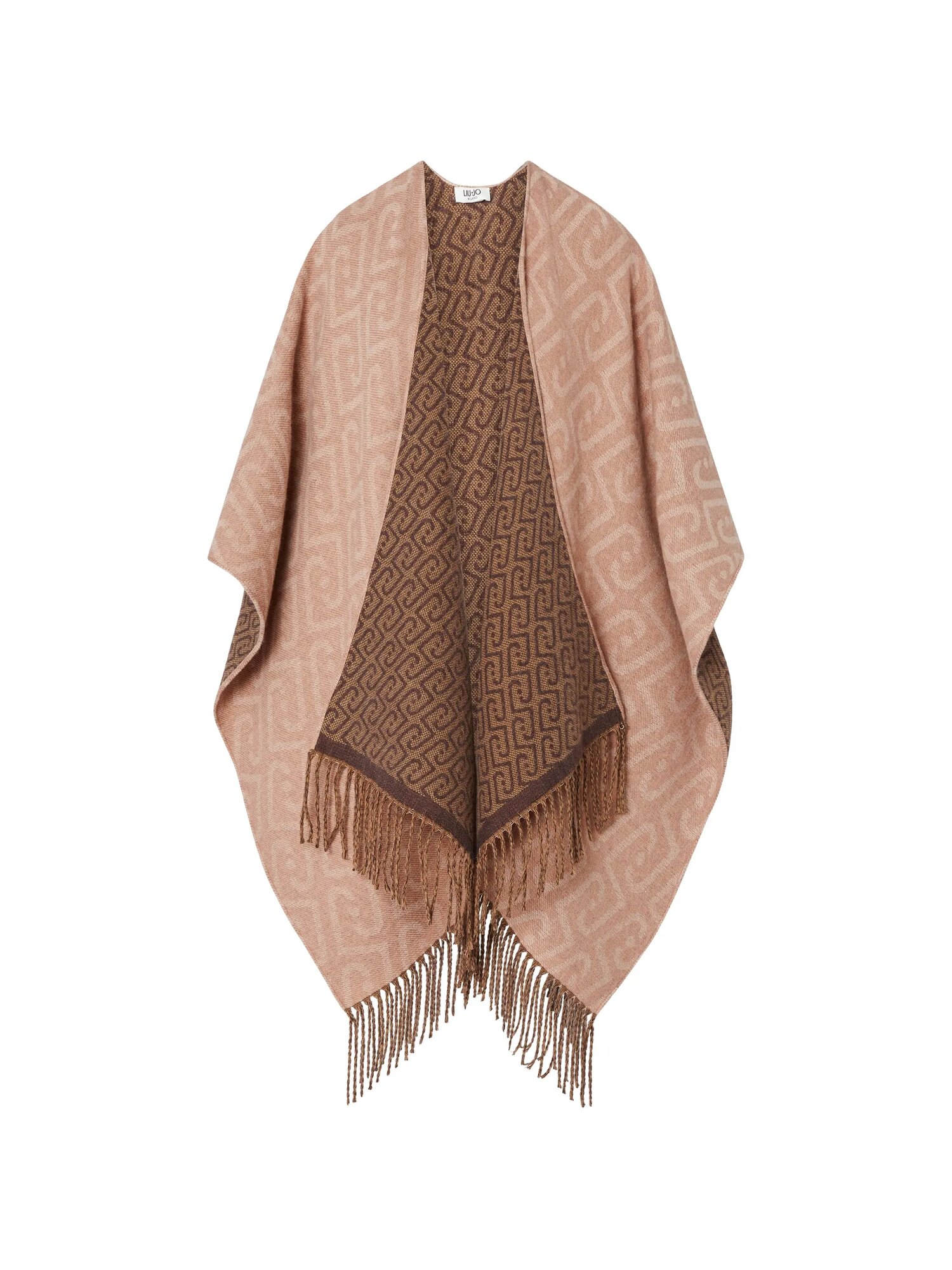 Накидка Monogram jacquard poncho