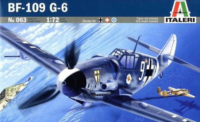 Сборная модель "Bf.109 G-6" (1:72), артикул 0063
