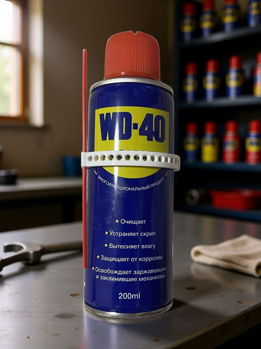 Держатель для трубочки смазки WD-40 объемом 200мл (2шт)