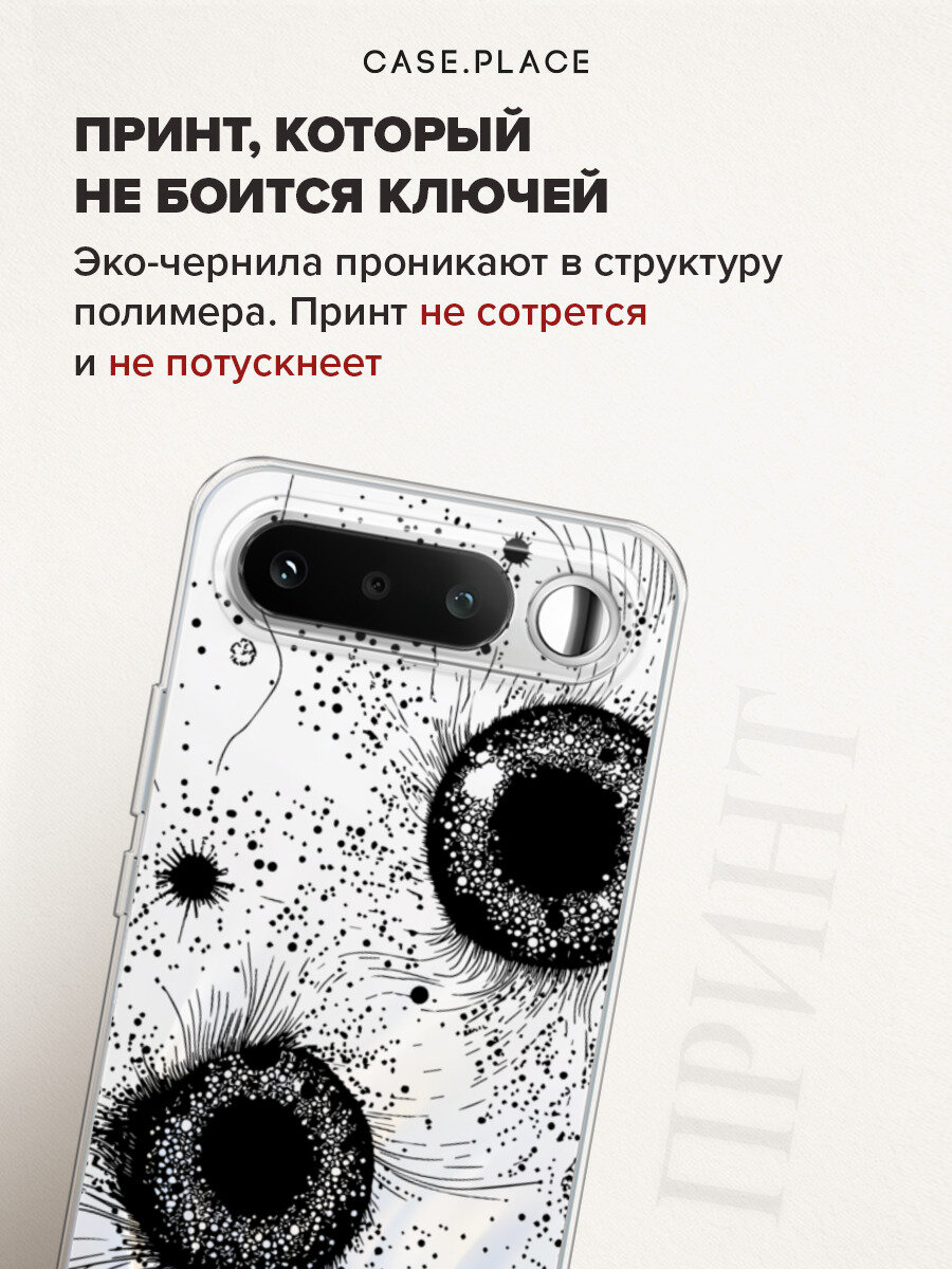 Чехол на Realme 16 / Реалми 16 с принтом Абстракция с кругами — фото 1