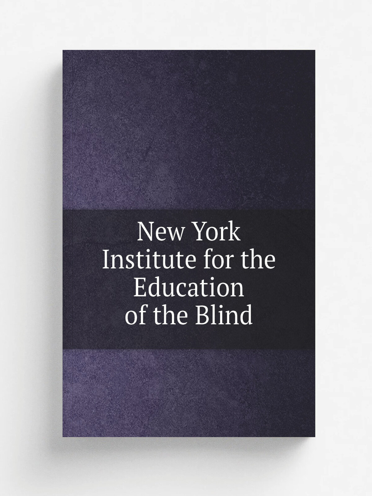 New York Institute for the Education of the Blind | 1919 | New York Institute for the Blind | Репринт