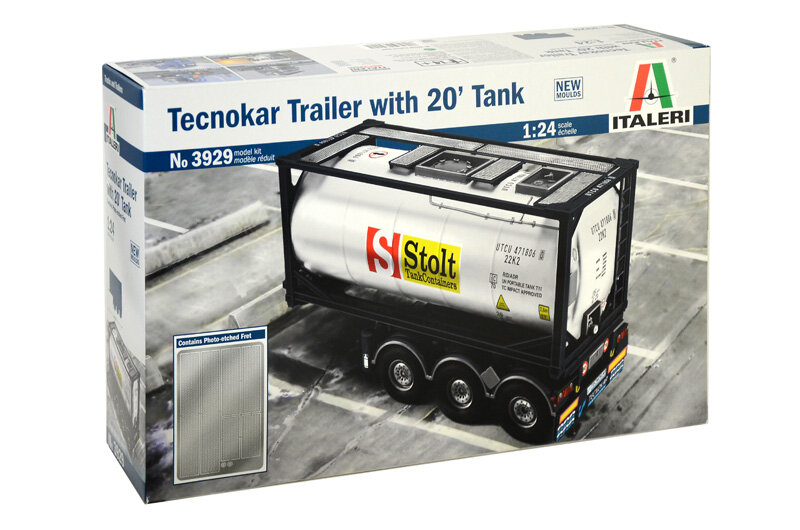 Сборная модель "Прицеп TecnoKar 20 Tank Trailer" (1:24), артикул 3929