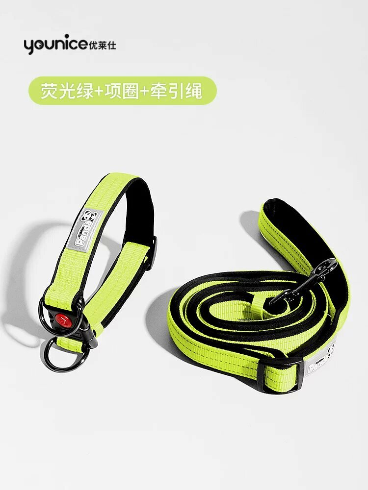 Ошейник для собак средних и крупных пород, специально для корги, шиба-ину, лабрадоров и малинуа, с особым поводком и