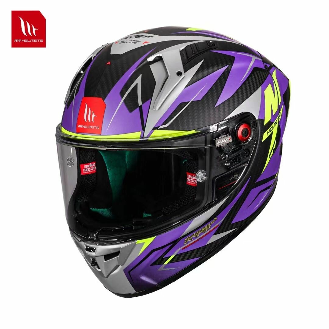 MT HELMETS Мотошлем, цвет: фиолетовый, размер: XXXL