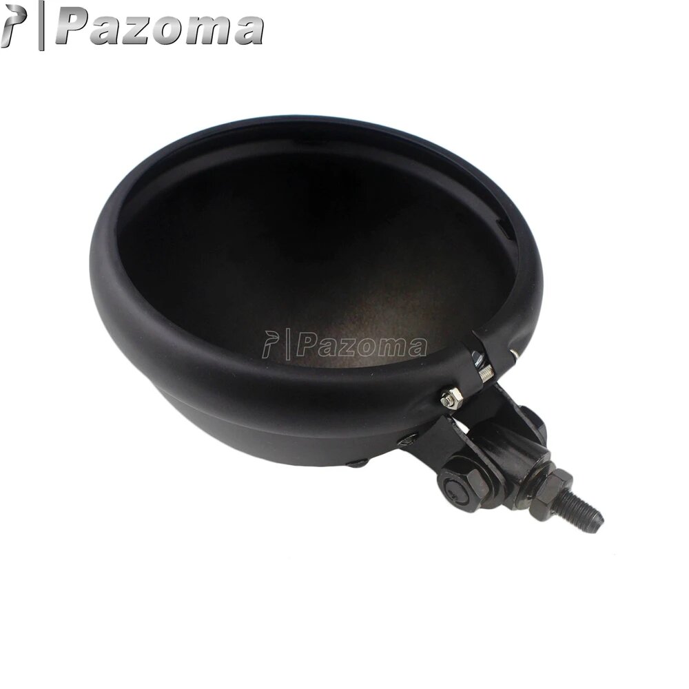 Универсальный стальной светодиодный фонарь 5,75 дюйма для Harley Dyna FXD Черный, Matte Black