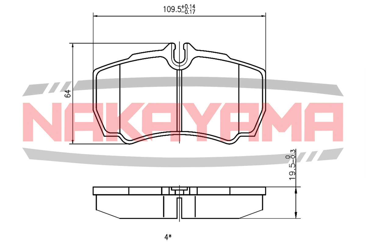 Колодки тормозные дисковые задние IVECO DAILY II