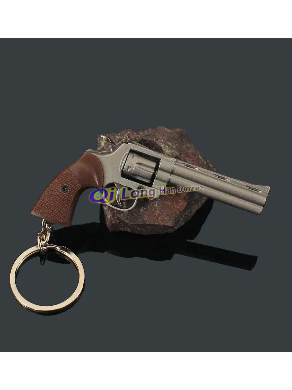 Миниатюрный металлический пистолет, брелок, возможность разборки, 1:3