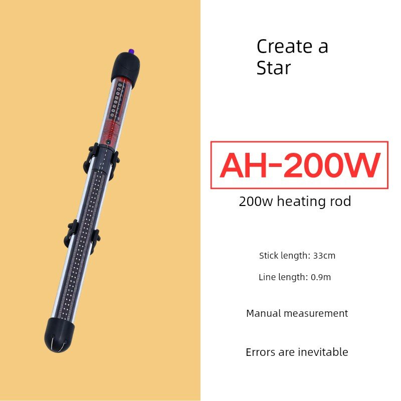 Atman AH Type 200W Эксплозивозащищенный Аквариумный Нагреватель с Бесплатным Термометром