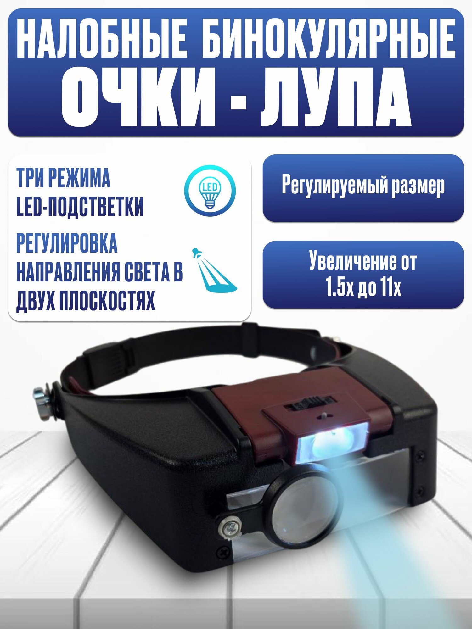 Лупа 10-кратная