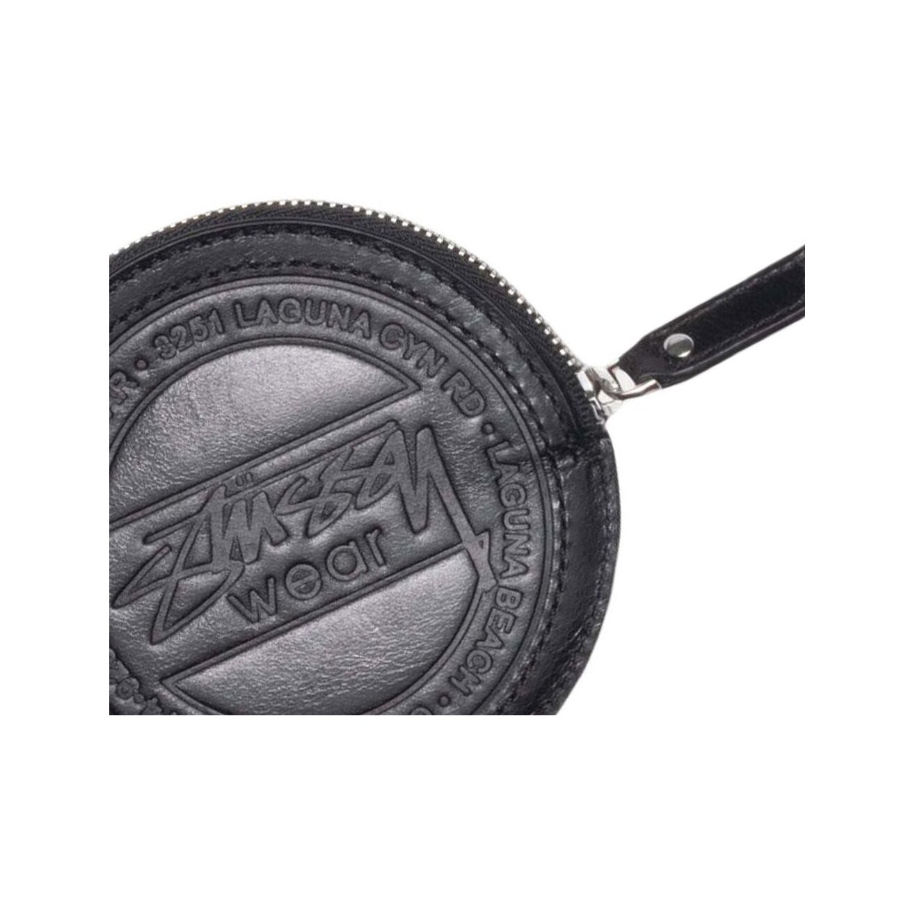 Сумка Stussy, фактура тиснение, черный — фото 1
