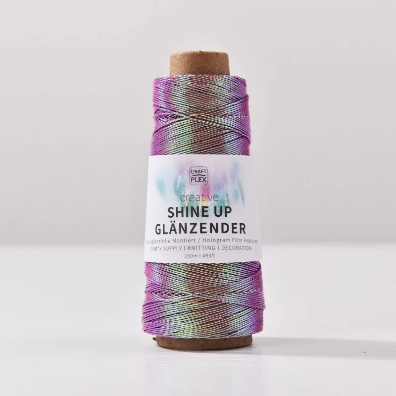 Голографическая пряжа Craft Plex Shine Up, Color 13