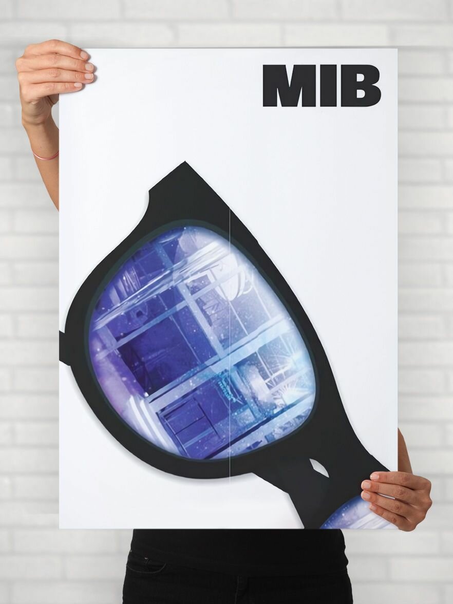 Плакат на стену для интерьера Люди в черном (Men in Black 11) - Постер по фильму кино формата А1 (60x84 см)