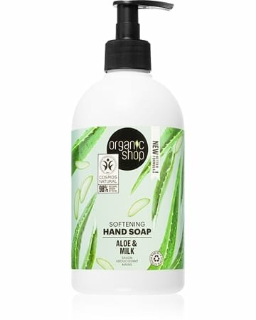 Жидкое мыло Organic Shop Органический Алоэ и Молоко, 500 мл
