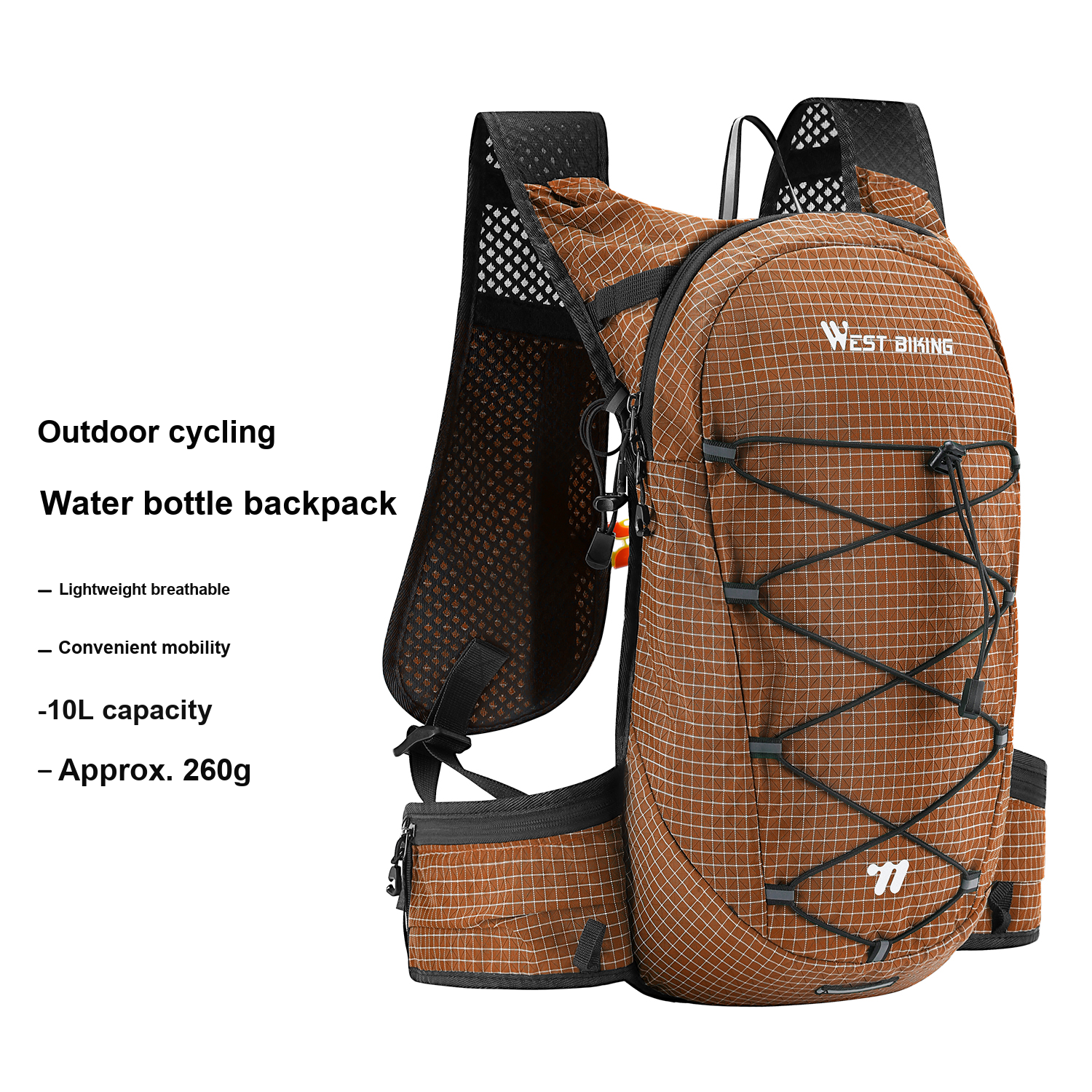 Сумка West Biking, коричневый — фото 1