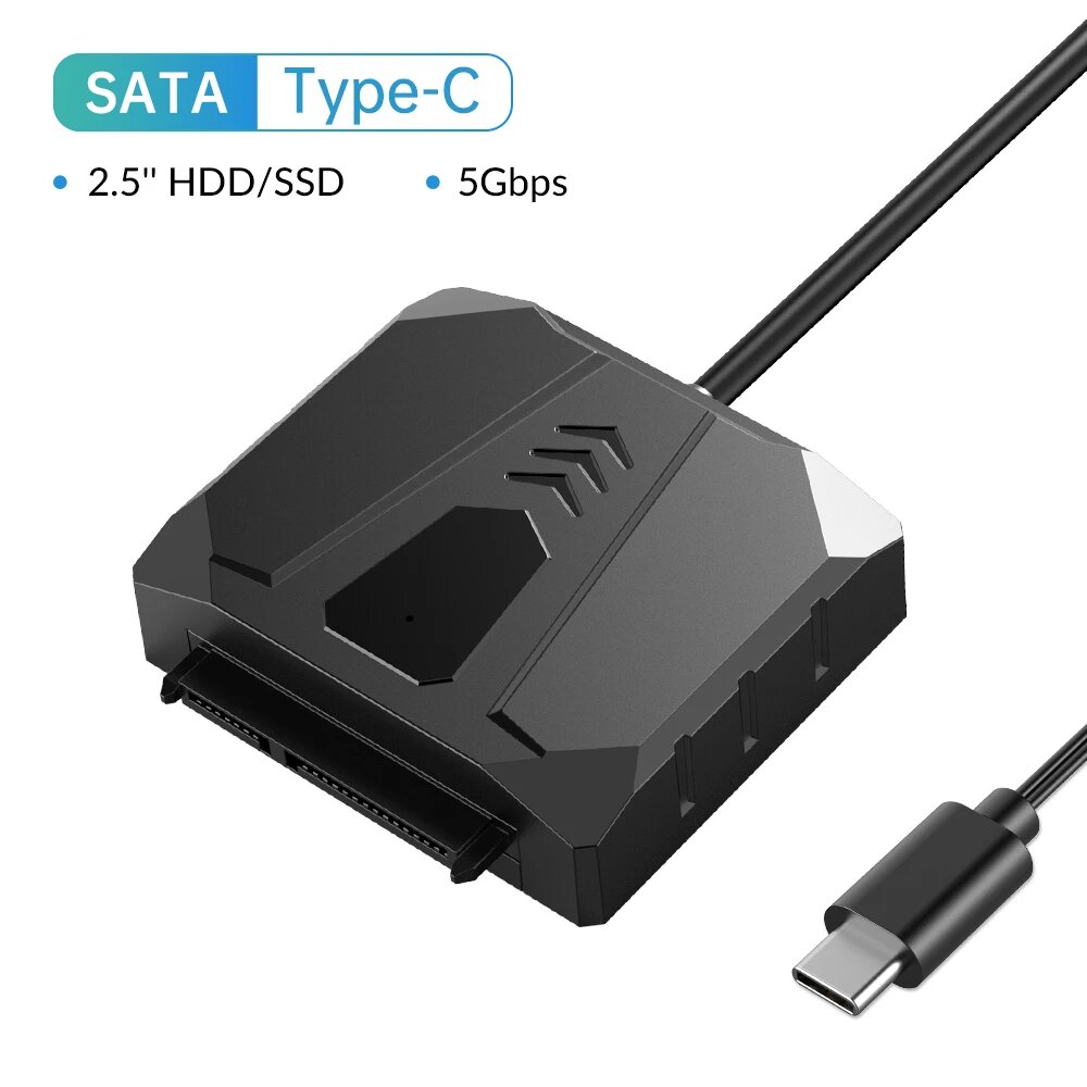 Адаптер SATA Type-C для 2.5" HDD/SSD, кабель 0.5m