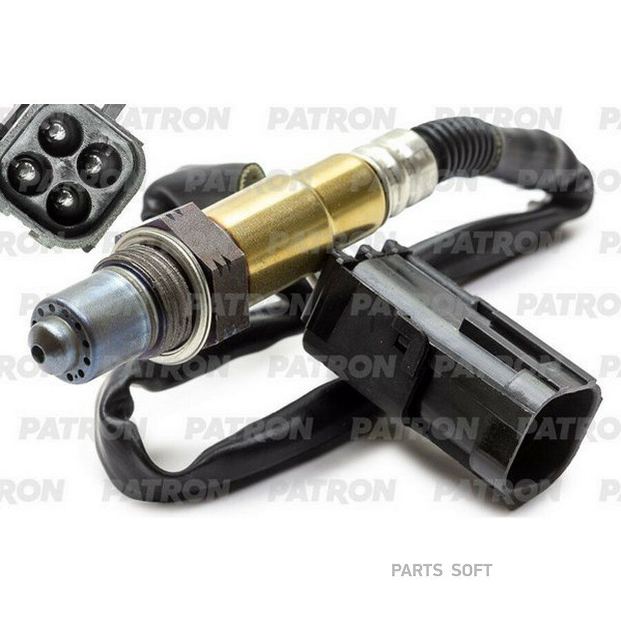 Лямбда-зонд BOSCH Planar type (4-пров) LADA Kalina 1.4i/1.6i 04- PATRON POS031