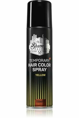 Спрей для укладки волос The Shave Factory Temporary Hair Color Spray, оттенок yellow, 150 мл