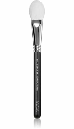 Кисть косметическая Zoeva 114 Detail Setting Powder, черный, 1 шт