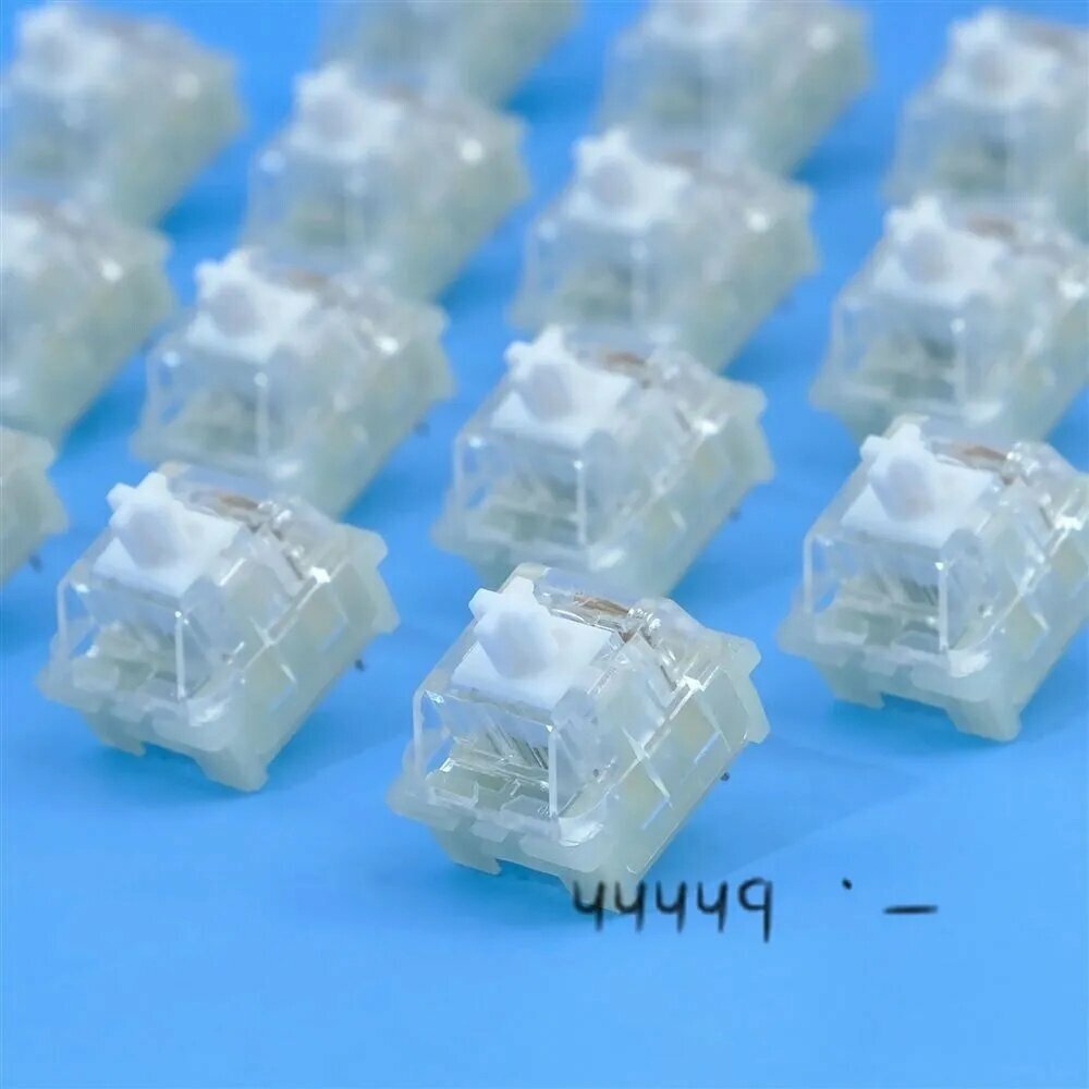 Механические переключатели KTT KANG White V3 (линейные) 90 штук