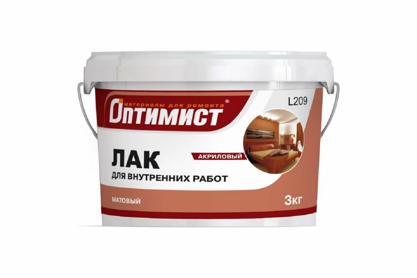 Лак L209 оптимист матовый 3кг