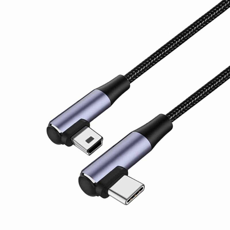 Кабель Type-C - Mini USB, угловой — фото 1