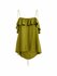 Блуза ESSENTIEL ANTWERP Ruffled-neck blouse, размер 36, green