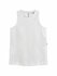 Топ ECOALF Button-fastening tank top, размер 40, бежевый/белый