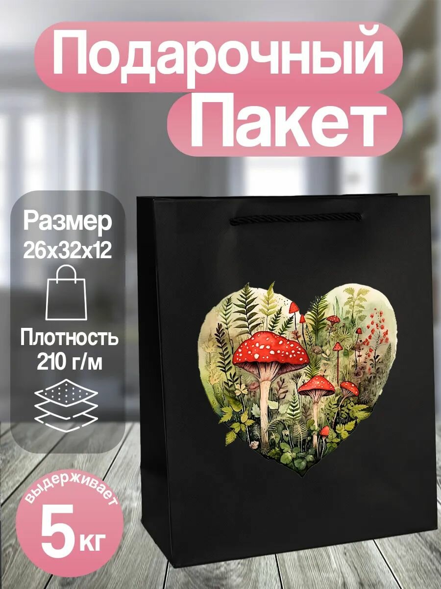 Пакет подарочный гоблинкор Pinterest, упаковка для подарка, 26х31 см