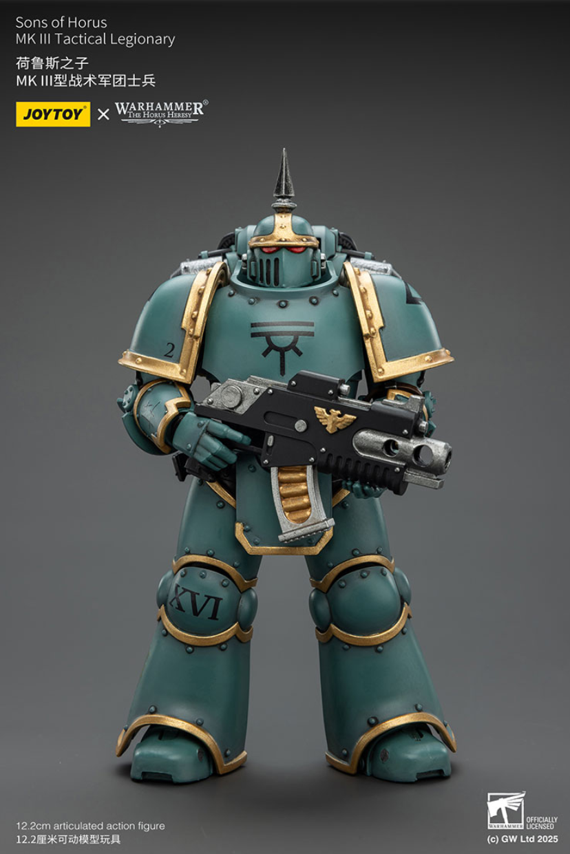 Фигурка JOYTOY Warhammer 40000 Sons of Horus MK III Tactical Legionary