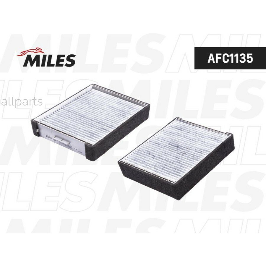 MILES AFC1135 Фильтр салона HYUNDAI SANTA FE/KIA SORENTO 00- угольный