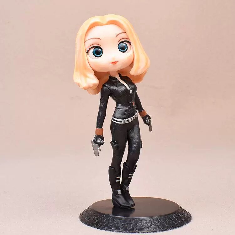 Фигурка Харли Квинн X-Force Suicide Squad Qposket, модель клоуна, подарок Чёрная вдова_Сумка (примерно 14cm)