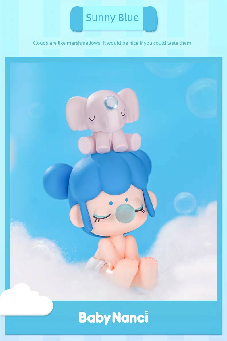 Оригинальная коллекционная фигурка Nanci Sitting Series Blind Box Babynanci: модная игрушка, милый подарок для девочек