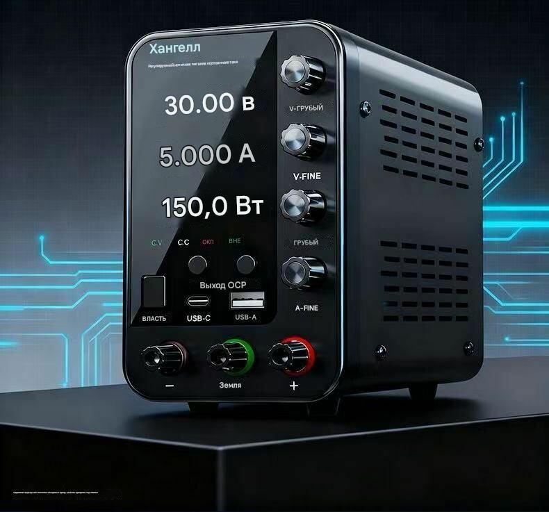 Регулируемый источник питания постоянного тока,30V 10A, цифровой дисплей, регулятор напряжения, коммутация, высокая мощность, Лабораторный блок питания