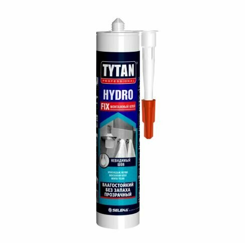 Клей монтажный Tytan Hydro Fix универсальный прозрачный 310 мл