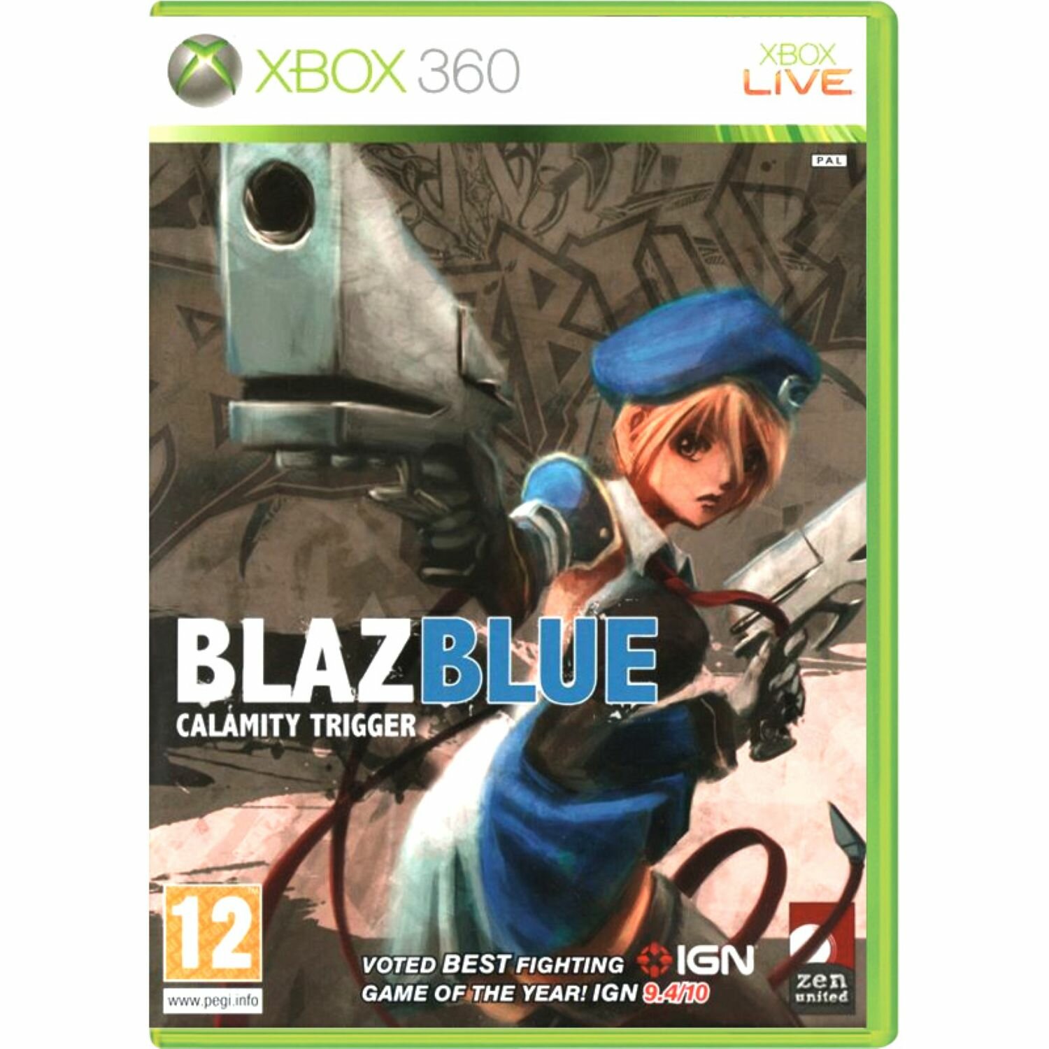 BlazBlue: Calamity Trigger (Игра на диске) (Английская версия) (Xbox 360)