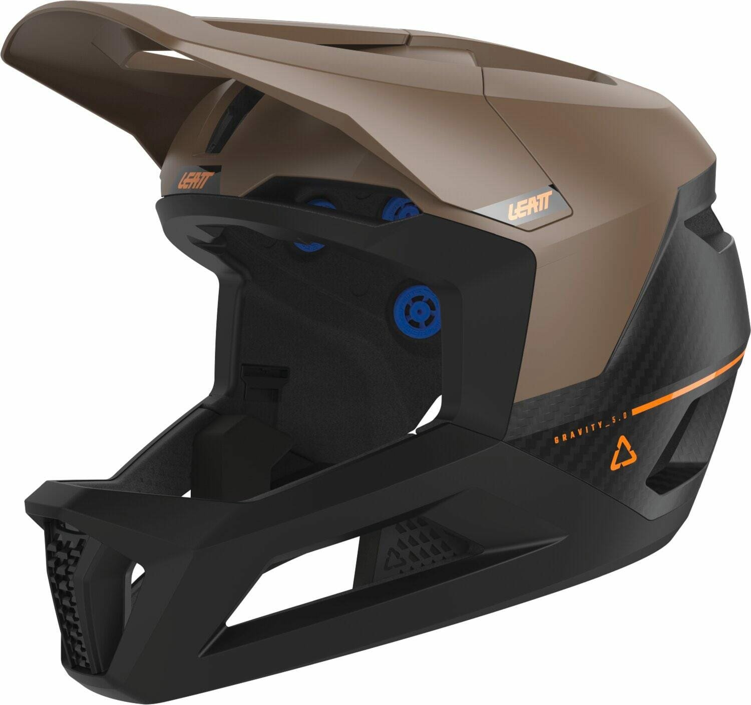 DECATHLON шлем защитный Leatt Gravity 5.0, коричневый, размер m