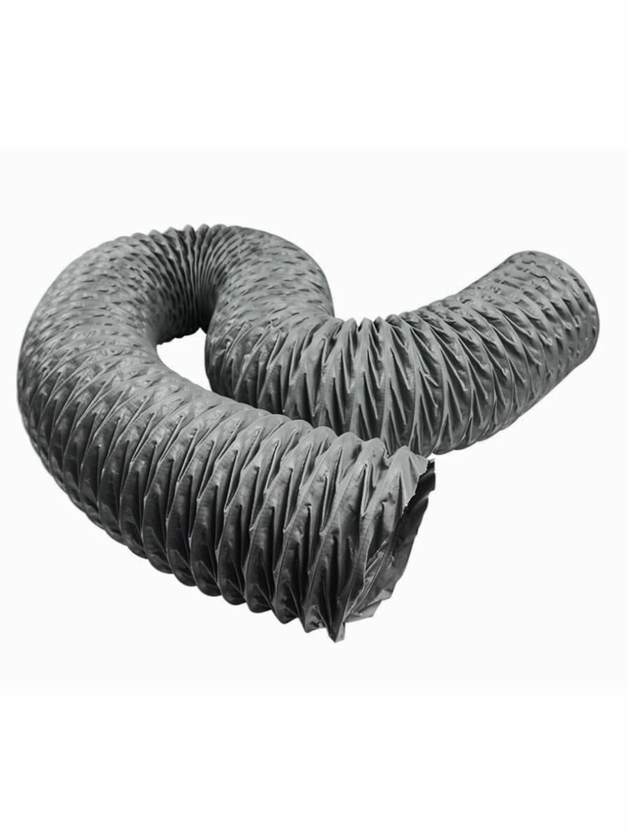 Промышленный аспирационный шланг DELTA TOOLS (гибкий рукав) Vinil d 140 мм (серый)