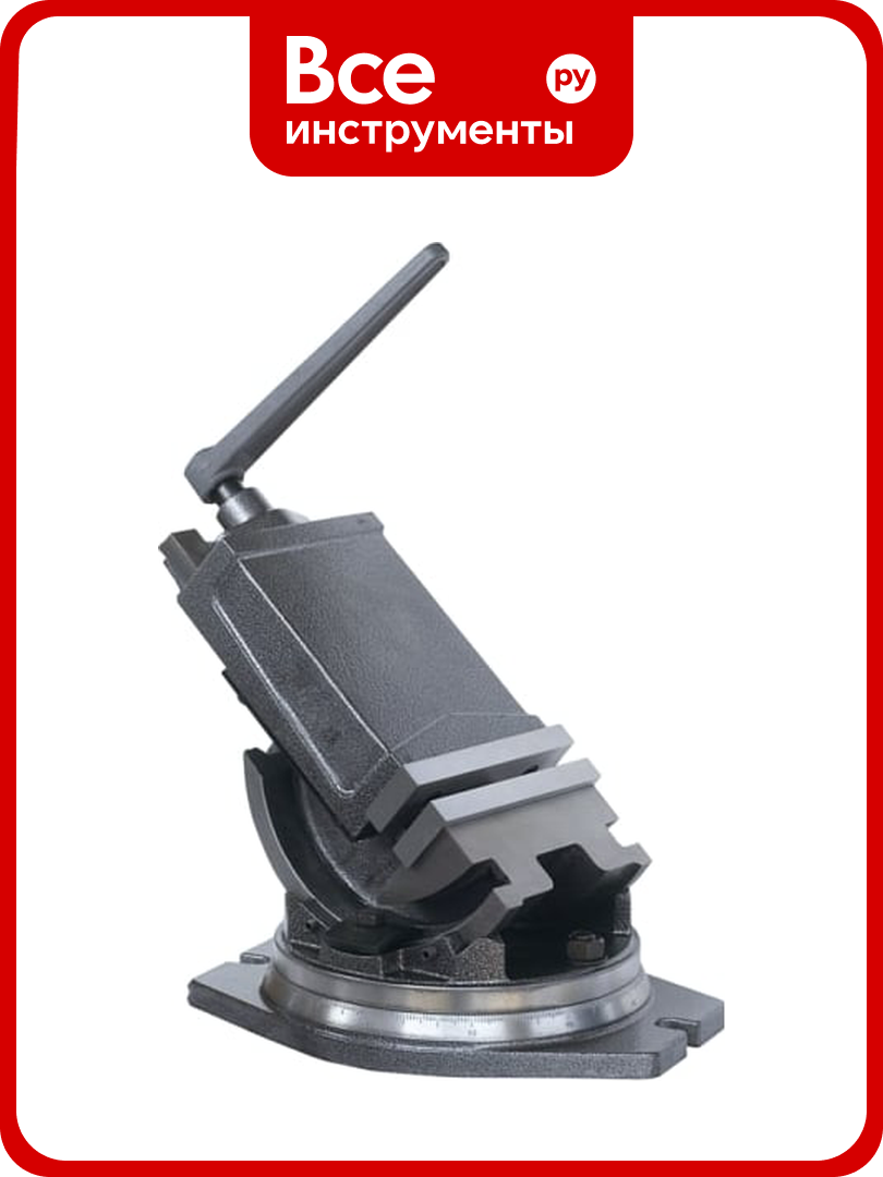 Станочные тиски ZITOM 125мм глобусные поворотные QHK125 mv40125, Конструкция тисков повышает удобство работы