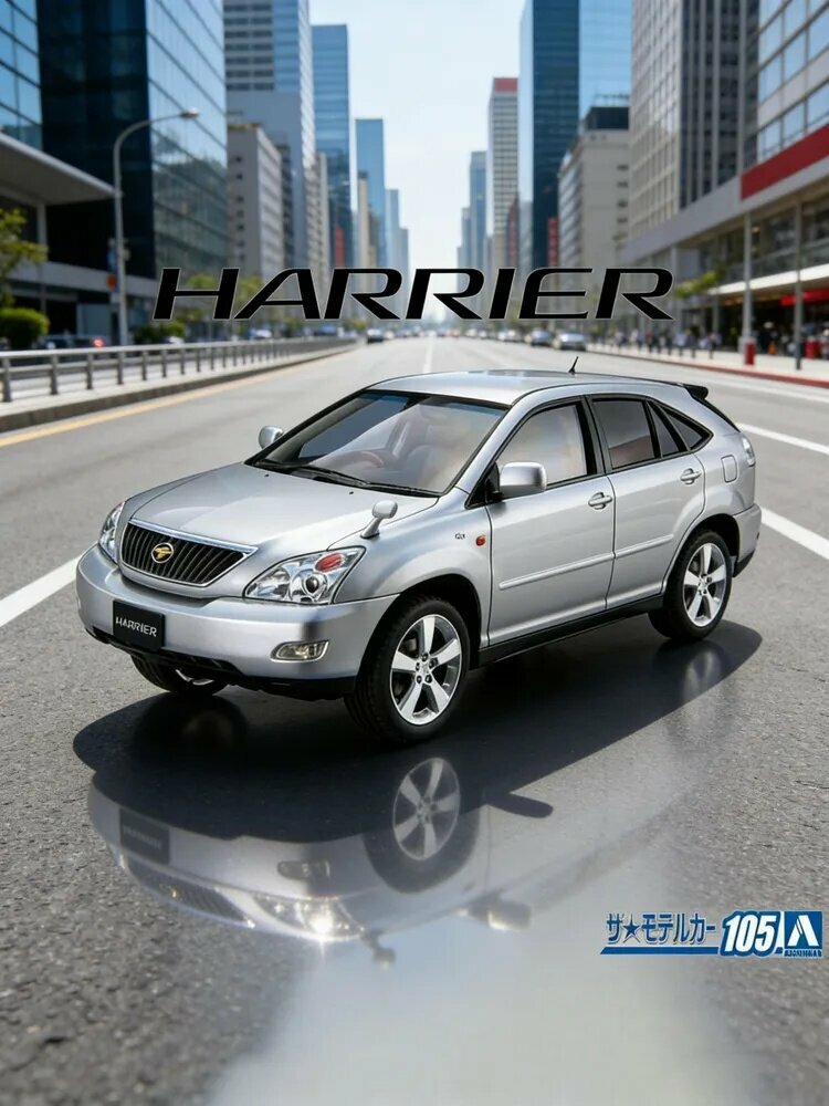 Сборная модель Машинка Aoshima-20074 1/24 Toyota GSU30W Harrier 350G Premium car model kit